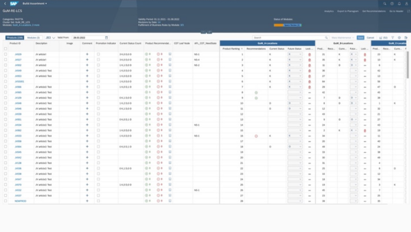 SAP Assortment Planning | retailsolutions AG